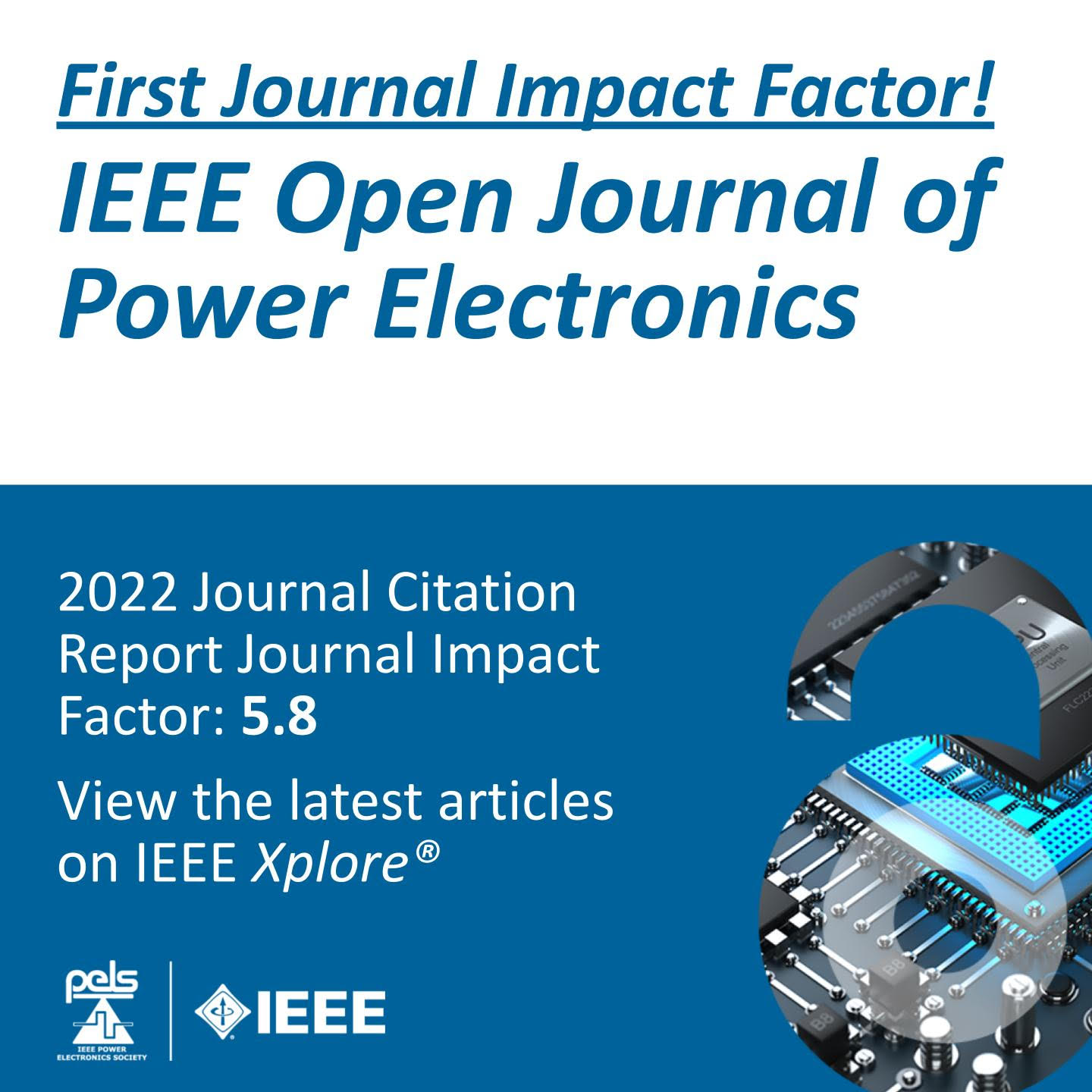 OJPEL Receives First Journal Impact Factor - IEEE Power Electronics Society
